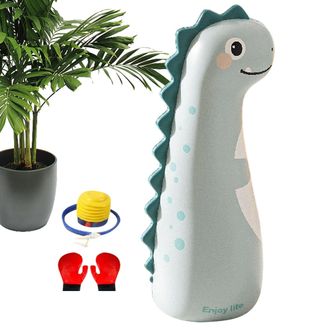 Generic Aufblasbarer Boxsack f&uuml;r Kinder, Boxausr&uuml;stung f&uuml;r Kinder, 119 cm, mit Handschuhen und Pumpe | aufblasbarer Kindersack - f&uuml;r Training im Innen- und Au