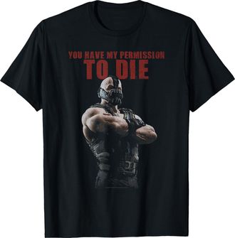 DC Comics Batman Dark Knight Rises Bane Permission To Die T-Shirt
