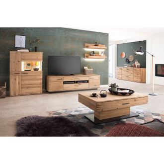 Loftscape home24 Highboard 90 x 136 x 37cm Braun