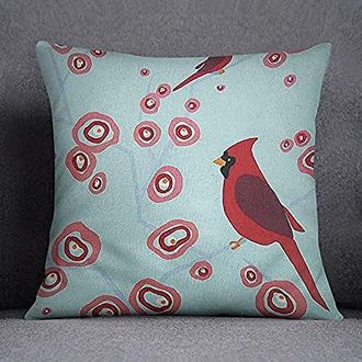 Bonamaison Le Jardin du Lin Kissenh&uuml;llen, Cotton, Mehrfarbig, 45x45