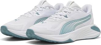 Puma Chaussures de Training PWR Hybrid Femme 38.5, White Fresh Water Baltic Sea Blue