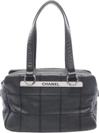 Chanel Sac &agrave; main vintage doccasion - Femme - Pre-owned - Noir - Taille: ONE Size