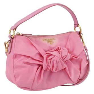 Prada Sac &agrave; main en nylon Pre-owned - Femme - Pre-owned - Rose - Taille: ONE Size
