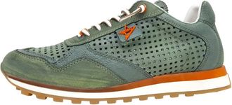 Cetti Herrenschuhe sportlicher Schnürer Grün Freizeit, Schuhgröße:44 EU