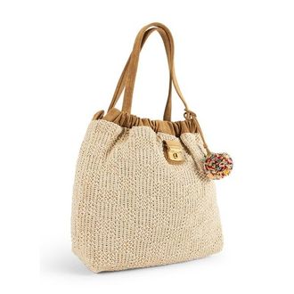 Marc Jacobs Sac &agrave; main raphia avec charms