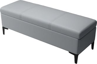 Generic Extra Nappaleder Ottoman-Bank Gepolsterter Fu&szlig;hocker F&uuml;r Eingangsbereich Und Schlafzimmer Mit Reichlich Stauraum Stilvolle Aufbewahrungsbank F&uuml;r Wohnz