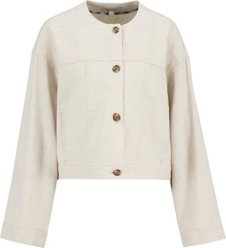 Barbour Damen-Overshirt Gabby mit Leinenanteil in