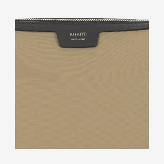 Khaite Womens Lina Shoulder Bag Beige Calfskin