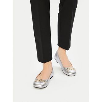 Love Moschino Ballerinas LOVE MOSCHINO JA11011G1MIF090B Silberfarben