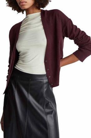 Benetton Cardigan M/L 102hd6052, Rouge, M Femme