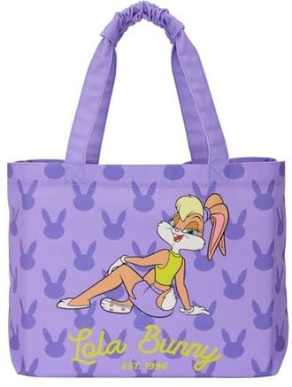 Loungefly Warner Bros Looney Tunes Lola Bunny Sac fourre-tout surdimensionn&eacute; en toile