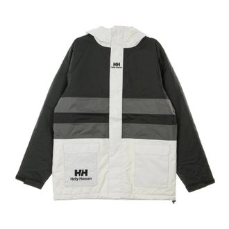 Helly Hansen Schwarze Regenjacke - - Jackets - Herren - Mehrfarbig - L
