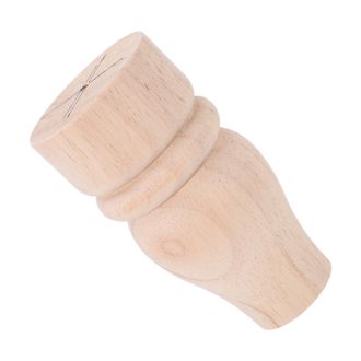 Artibetter Möbelfüße Rund 5X10cm Französische Dekor Holzsäulen für Sofa Kommode und Tisch Stabile Beige Holzbeine mit Bodenschutz für Möbelaufwertung