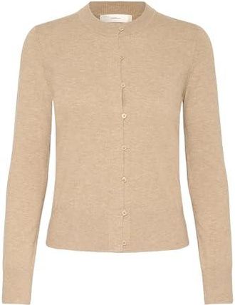 Inwear Female Kellsieiw Cardigan Sweater, Ginger Root Melange, L EU