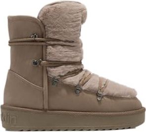 D.Franklin Bottes pour Femmes Style Australien Mi-Haut Doublure en Fourrure Nordic Trk - Bottes pour Femmes - Mode Casual - Taille (41) - Modèle nordic-trk