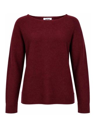 Alpha Studio U-Boot-Pullover - Bordeaux
