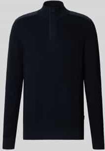 Bugatti Strickpullover mit gepolsterten Schultern