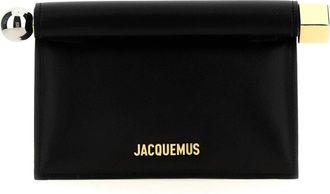 Jacquemus Rond Carr&eacute; Clutch - - Bags - Damen - Schwarzk - ONE SIZE