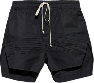 Rick Owens Homme, Shorts, Noir, Taille: M Cotton Shorts