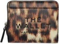 Marc Jacobs Portfeuille The Mini Compact imprim&eacute; en cuir