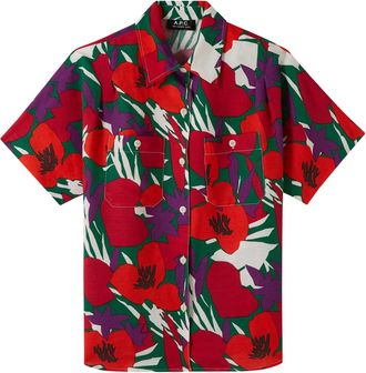 A.P.C. Chemise Zo&eacute; Imprim&eacute;e A.P.C