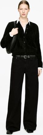 Arket CLOUD Loose Jeans Mit Weitem Bein -Schwarz