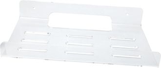 Cabilock Hochwertiges Wandregal für WLAN Router und Lautsprecher Transparentes Wandmontage aufbewahrungsregal für Wohnzimmer Büro und Schlafzimmer Praktisches 