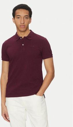 Geox Poloshirt M5511B T3240 F8312 Dunkelrot Regular Fit