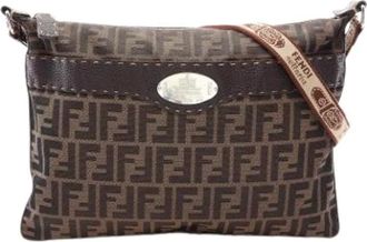 Fendi Sac bandouli&egrave;re vintage doccasion - Femme - Pre-owned - Brun - Taille: ONE Size