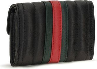 Gucci Quilted Calf Leather Wallet - Black