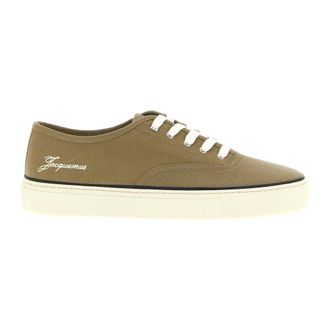 Jacquemus Homme, Chaussures, Vert, Taille: 42 EU Fefe Canvas Baskets