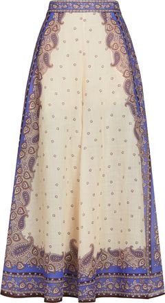 Zimmermann Jupe-culotte Maxine en ramie