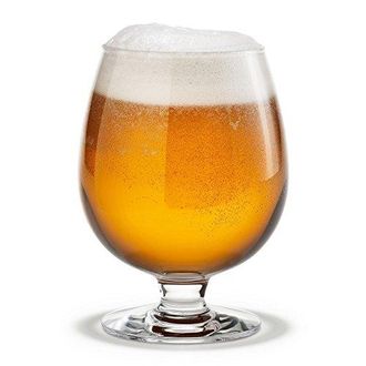 Holmegaard Bierglas 44 cl Det danske Glas aus mundgeblasenem Glas, klar