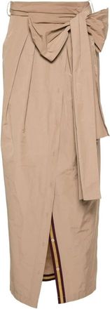 Dries Van Noten Femme, Jupes, Beige, Taille: 42 FR Maxi Skirt