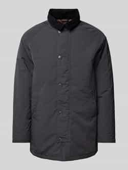 Barbour Jacke mit Druckknopfleiste