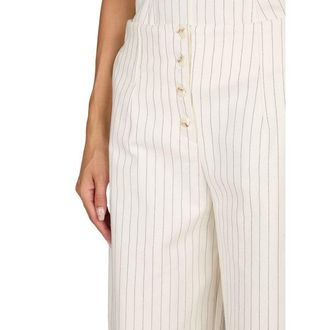 Topshop Jean barrel ray&eacute; en coton