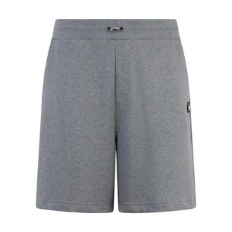 Philipp Plein Homme, Shorts, Gris, Taille: M Fleece Shorts Basic