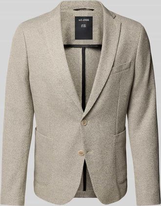 s.Oliver Black Label Slim Fit Anzugsakko aus meliertem Jersey