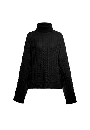 Mymo Pullover Damen schwarz