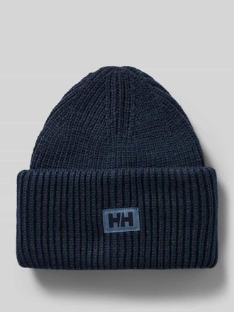 Helly Hansen Beanie in Strick-Optik mit Logo-Patch