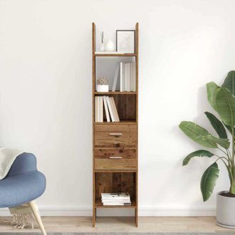 vidaXL Biblioth&egrave;que Bois ancien 40 x 35 x 180 cm Bois ding&eacute;nierie Vidaxl