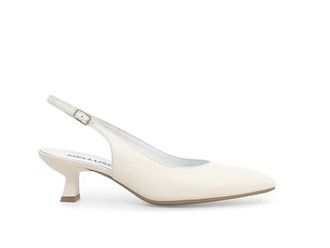 Melluso Escarpins &agrave; Bride arri&egrave;re pour Femme D Collet en Cuir Blanc d201 36.5
