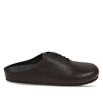 Jacquemus Slipper & Pantoletten - Pebbled Leather Mule Shoes - Gr. 40 (EU) - in Schwarz - für Damen