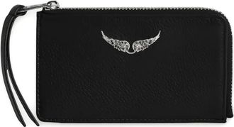 Zadig&Voltaire porte-cartes Signature Wings - Noir