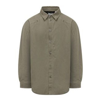 Off-white Langarm-Overshirt - - Shirts - Herren - Gr&uuml;n - S