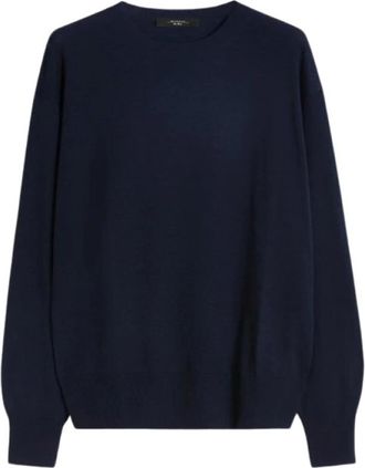 Max Mara Femme, Pulls, Bleu, Taille: 42 FR Basic Jersey