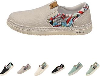 Generic Chaussures de sport pour hommes sans lacets : chaussures de jogging &agrave; enfiler chaussures de course respirantes baskets r&eacute;sistantes &agrave; labrasion chaussu