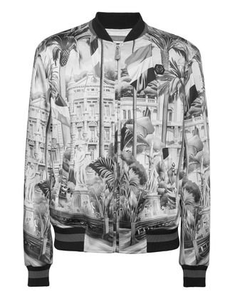 Philipp Plein Satin Bomber Cote Dazur