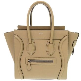 Celine Pre-owned Leder celine-taschen - - Pre-owned - Damen - Beige - ONE SIZE