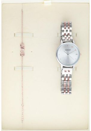Radiant New RA609203PT Damen-Armbanduhr und Armband Geschenkset